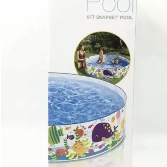Intex | Games | Intex 6 Ft Snap Set Kids Swimming Pool Nwt 6ftx5 Kids ...
